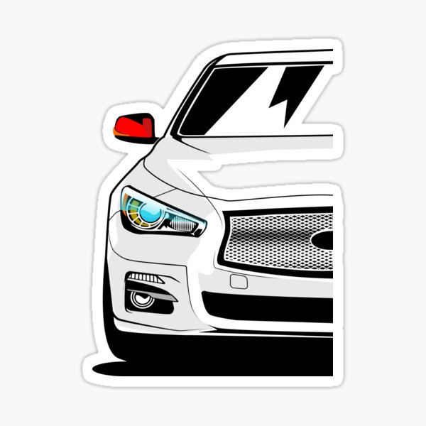 "Q50" Sticker for Sale by CopiPanilArt | Redbubble