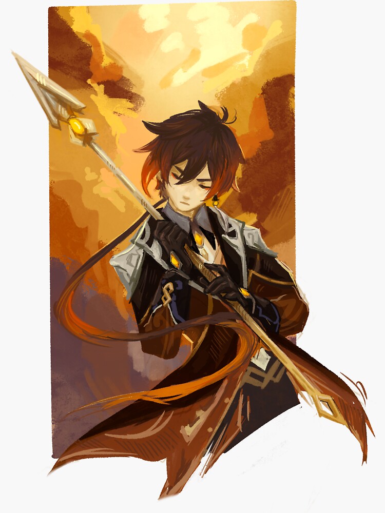 Zhong Sticker For Sale By Makeartandwar Redbubble
