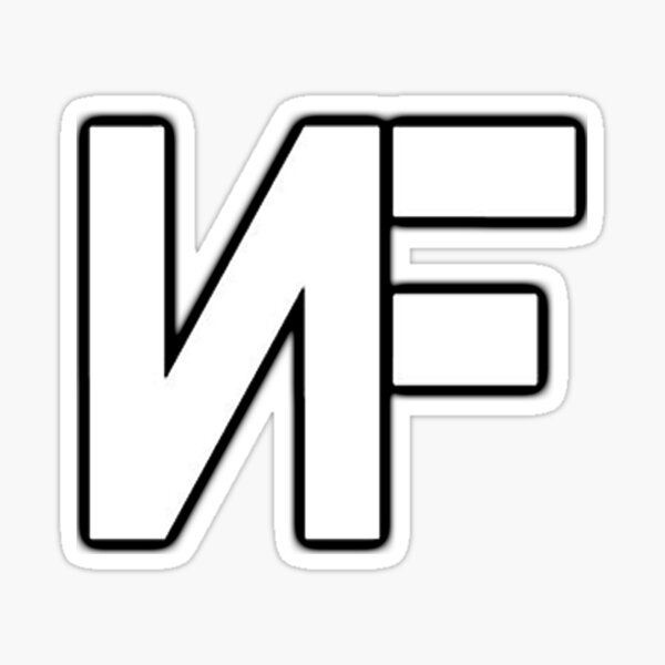 "Rapper Logos NF's Moment is the best" Sticker for Sale by rpinxton9c ...