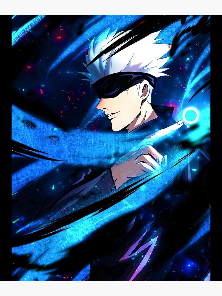 "Satoru Gojo JJK Sensei" Poster by kellyrabourn | Redbubble