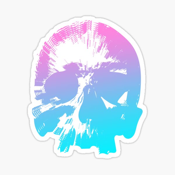 "CANDIED HYPER-SKULL IN SUBSPACE" Sticker for Sale by whalesofjupiter ...
