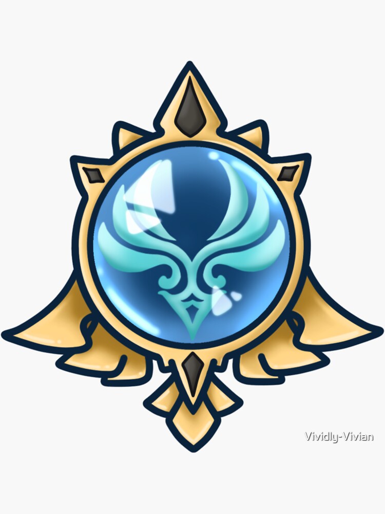 "Anemo Vision of Mondstadt" Sticker by Vividly-Vivian | Redbubble