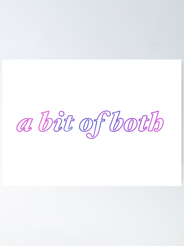 "Loki A Bit of Both" Poster for Sale by escape-pod-art | Redbubble