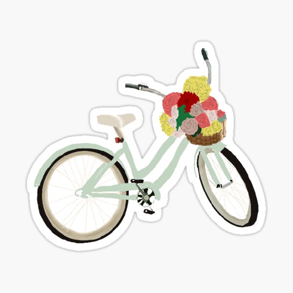 "aesthetic cottagecore cycle" Sticker for Sale by aestheticprint0 ...