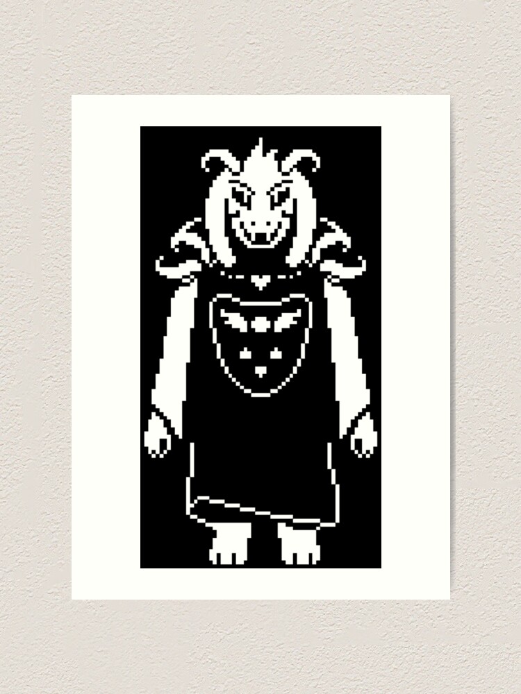 "UNDERTALE Asriel Dreemurr God of HYPERDEATH" Art Print by discordantly ...
