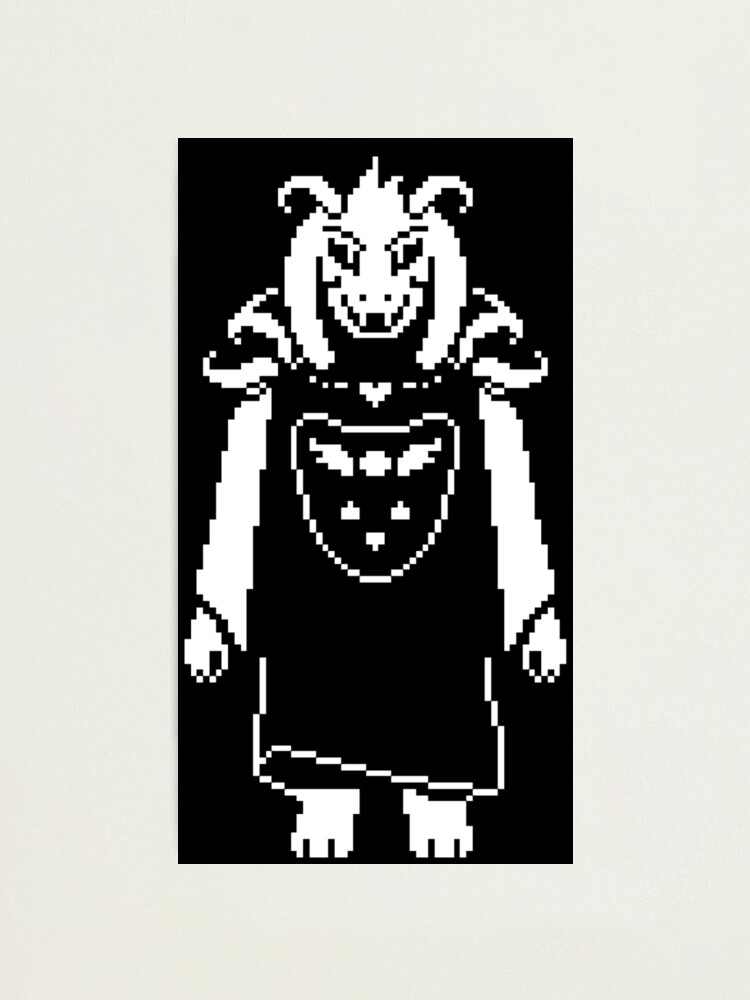 "UNDERTALE Asriel Dreemurr God of HYPERDEATH" Photographic Print by ...