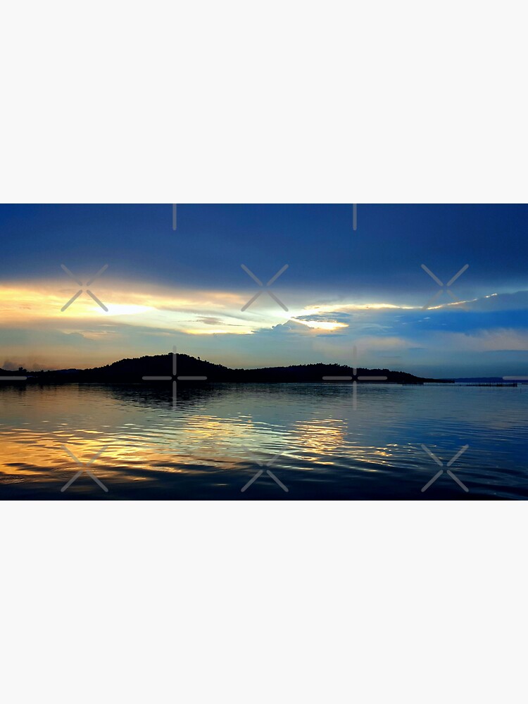 "Still Ocean" Sticker for Sale by MoonButterflies | Redbubble