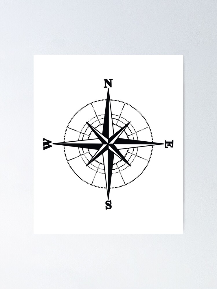"Compass " Poster for Sale by ShawnnaRaeArt | Redbubble