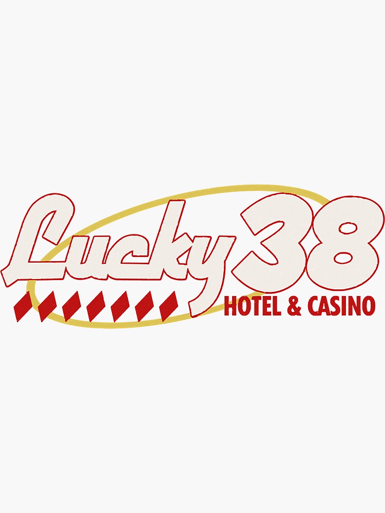 "Lucky 38 Hotel & Casino Fallout New Vegas" Sticker for Sale by ...