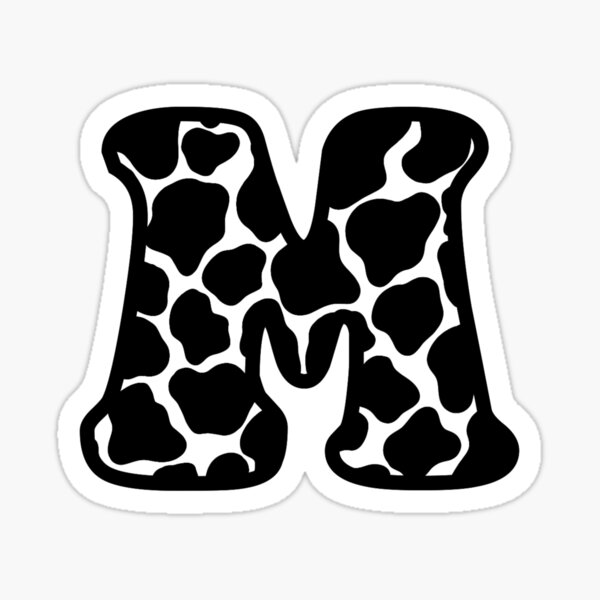 "Cow Print M" Sticker for Sale by maggieelias | Redbubble