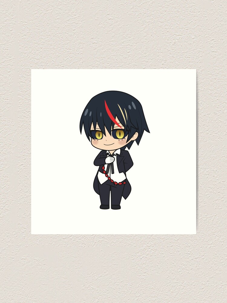 "Tensura Diablo Chibi" Art Print for Sale by ChibiCheems | Redbubble