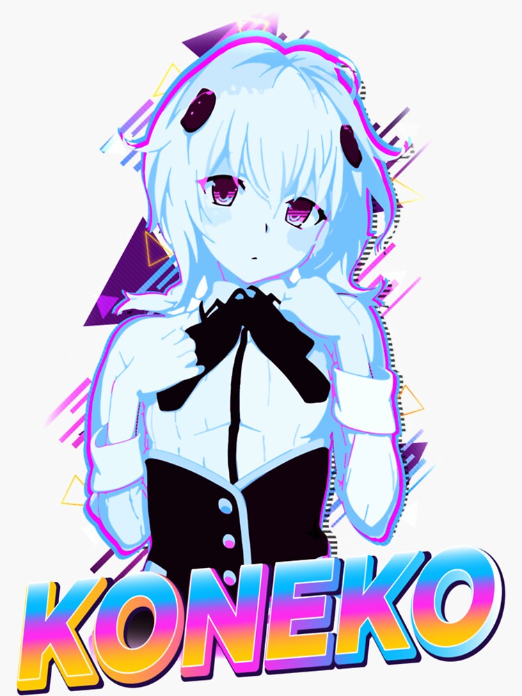 "Koneko Retro Aesthetic Classic T" Sticker for Sale by Garnerno1 ...