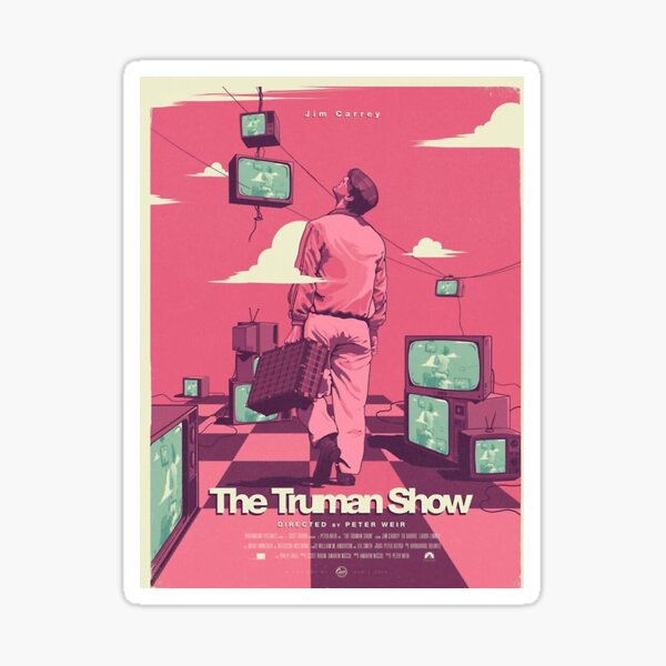 "The Truman Show Pink Truman Jim Carrey Movie film has a record number ...