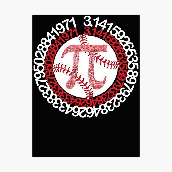 Lámina fotográfica «Día de Pi 314 Símbolo de número de Pi divertido ...