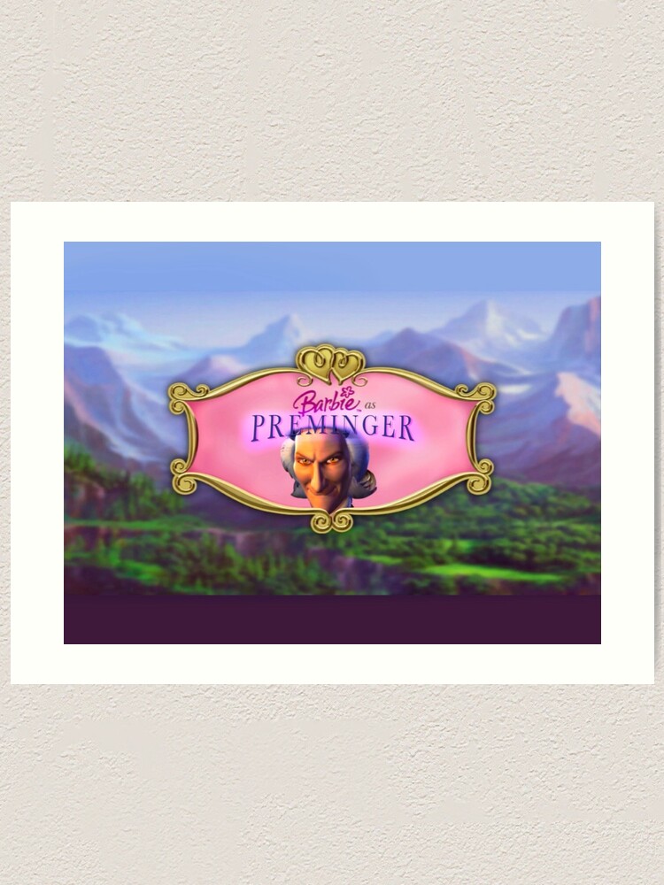 "Barbie Princess and the Preminger" Art Print for Sale by ...
