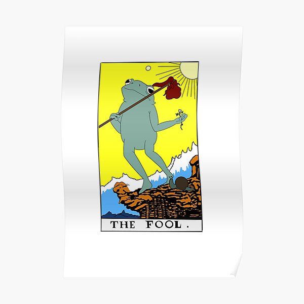 "The Fool" Poster for Sale by Ms-Mermaid2 | Redbubble
