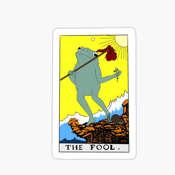 "The Fool" Sticker for Sale by Ms-Mermaid2 | Redbubble
