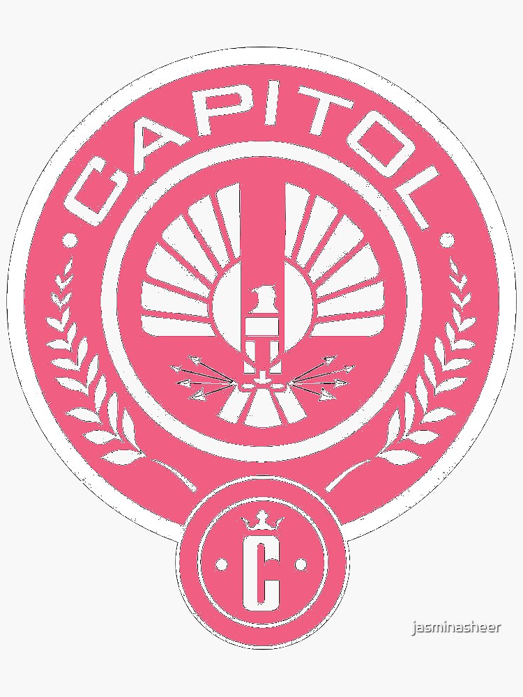 "Pink Capitol" Sticker for Sale by jasminasheer | Redbubble