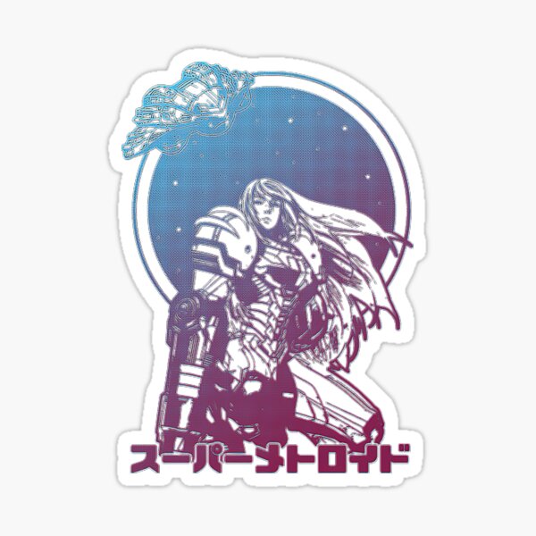 "Metroid" Sticker by jotaroo18 | Redbubble