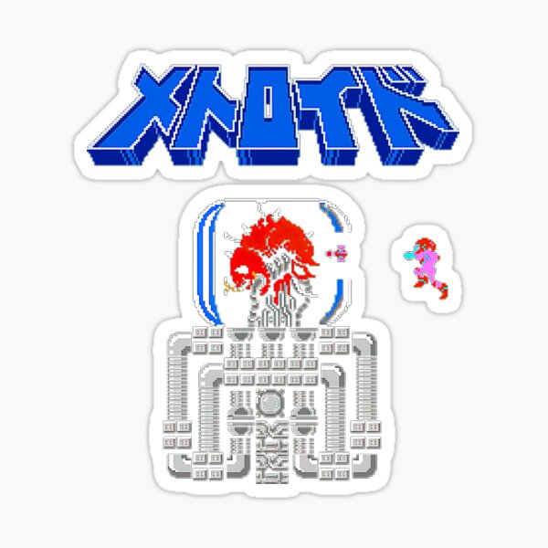 "Metroid" Sticker for Sale by jotaroo18 | Redbubble