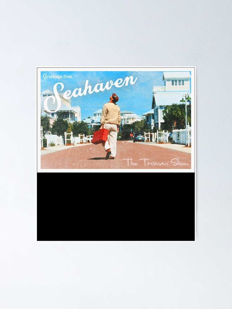 "Seahaven Retro Postcard The Truman Show Jim Carrey Movie Film Has A ...