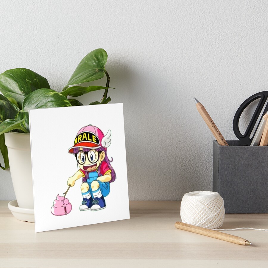 "Arale Poking Poop [Dr Slump Arale]" Art Board Print for Sale by ...