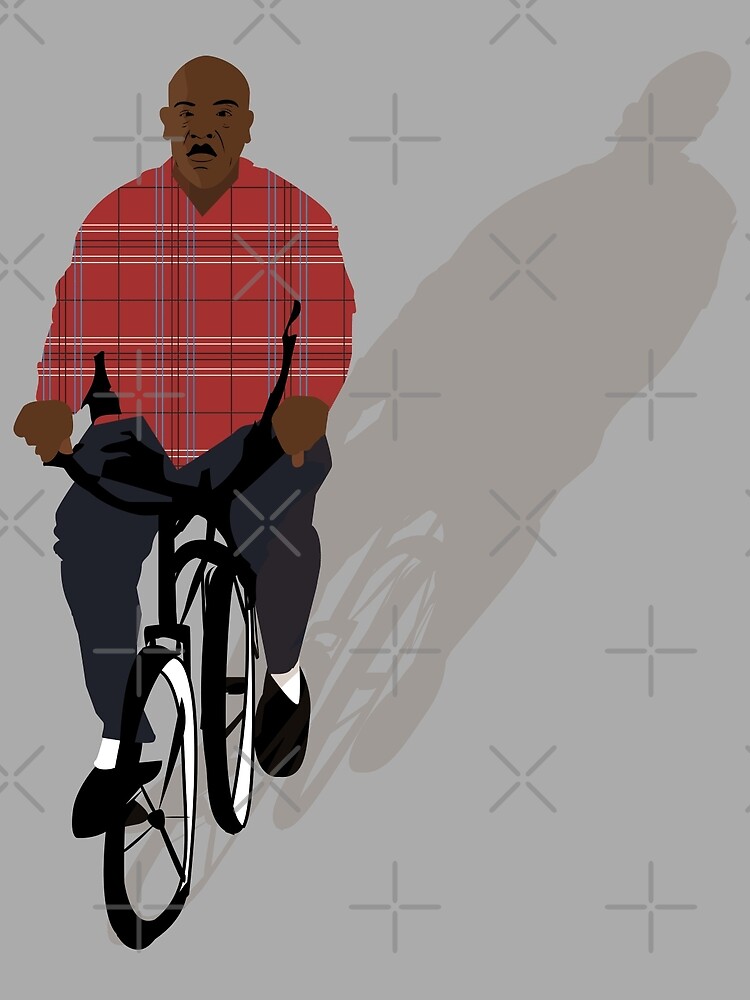 "Illustration of Debo riding bike" Art Print by SamuelMolina | Redbubble