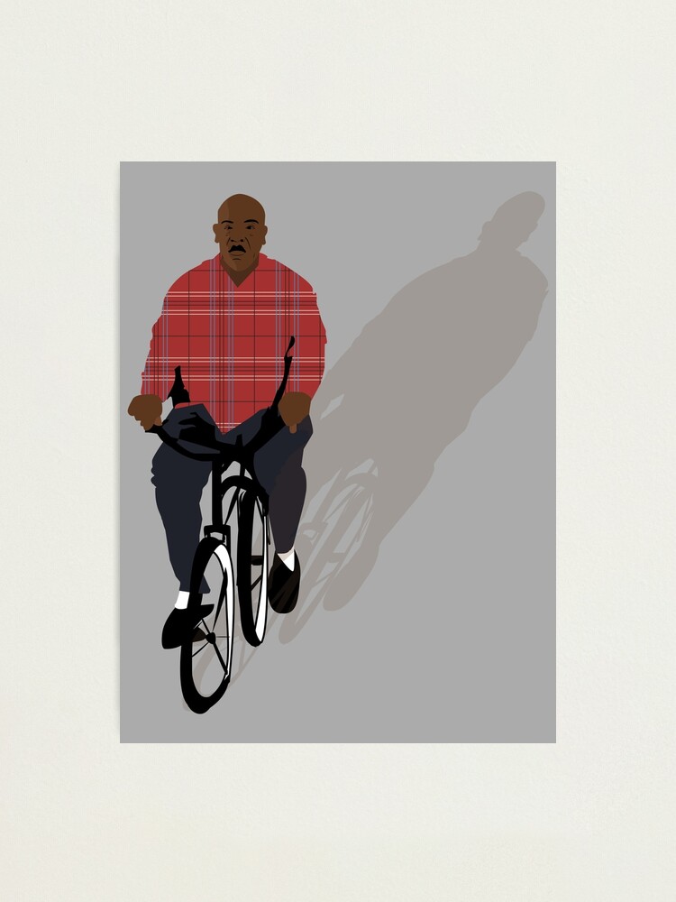"Illustration of Debo riding bike" Photographic Print by SamuelMolina ...