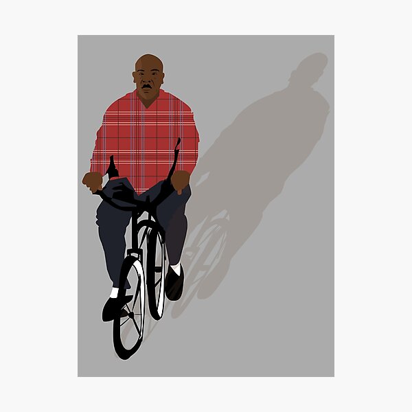 "Illustration of Debo riding bike" Photographic Print by SamuelMolina ...