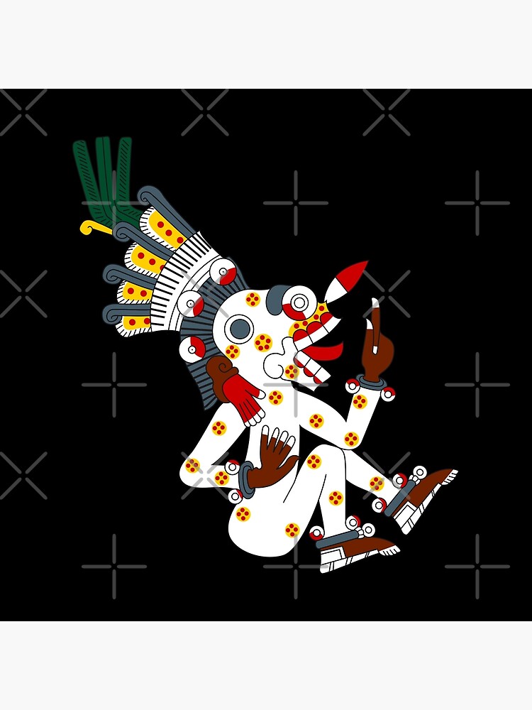 Lámina artística «Deidad azteca Mictlantecuhtli, Dios del inframundo ...