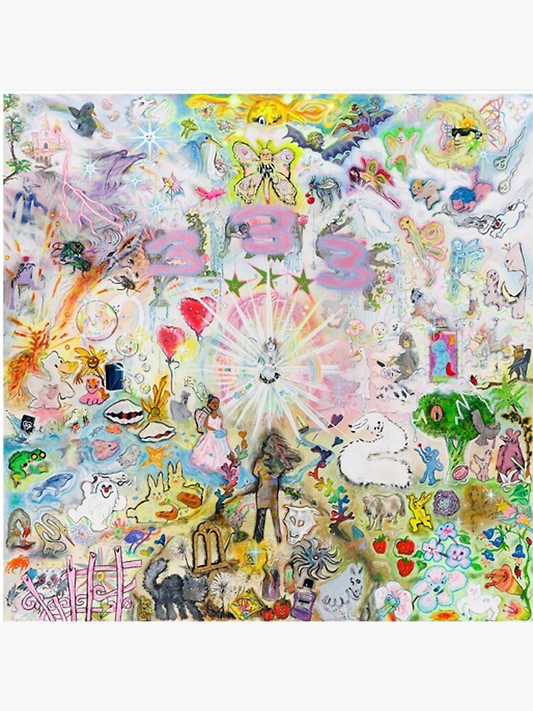 "333 bladee album cover " Poster for Sale by giorginoash | Redbubble