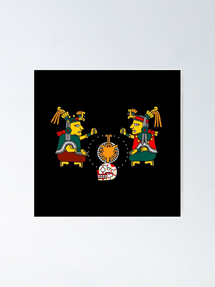 "Aztec Deities Ometecuhtli and Omecihuatl "Two gods", Fejérváry-Mayer ...