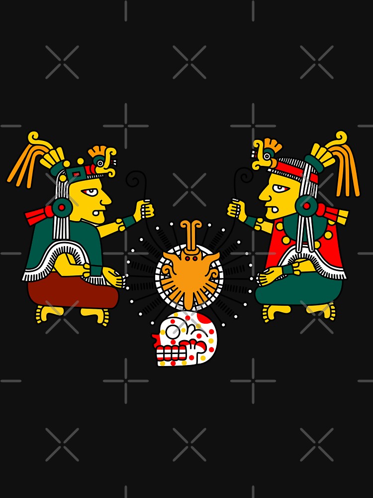 "Aztec Deities Ometecuhtli and Omecihuatl "Two gods", Fejérváry-Mayer ...