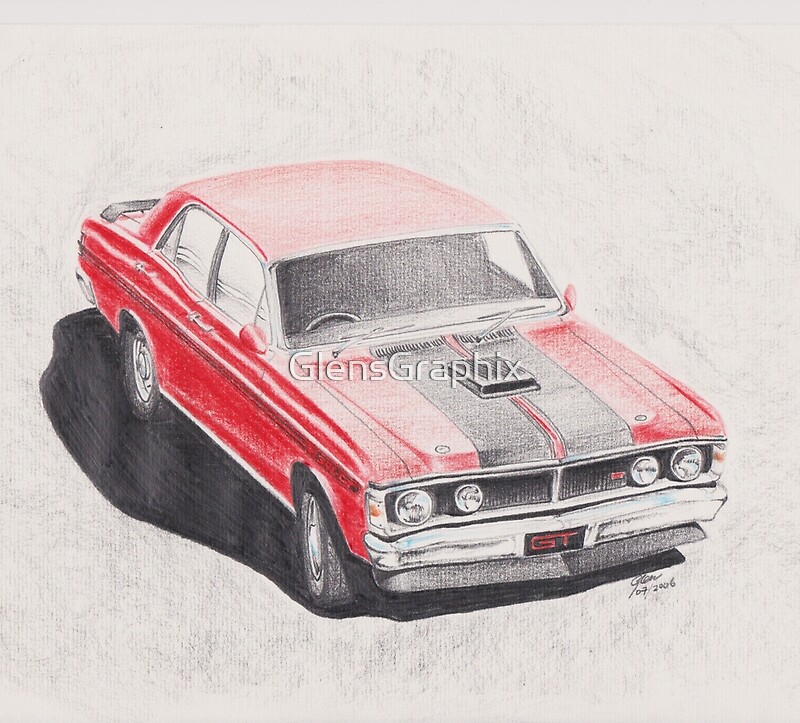 "XY GT Phase 3 Falcon by Glens Graphix" by GlensGraphix | Redbubble