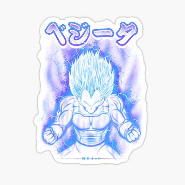 "Prince Vegeta Power Up " Sticker for Sale by Pam91ciy | Redbubble