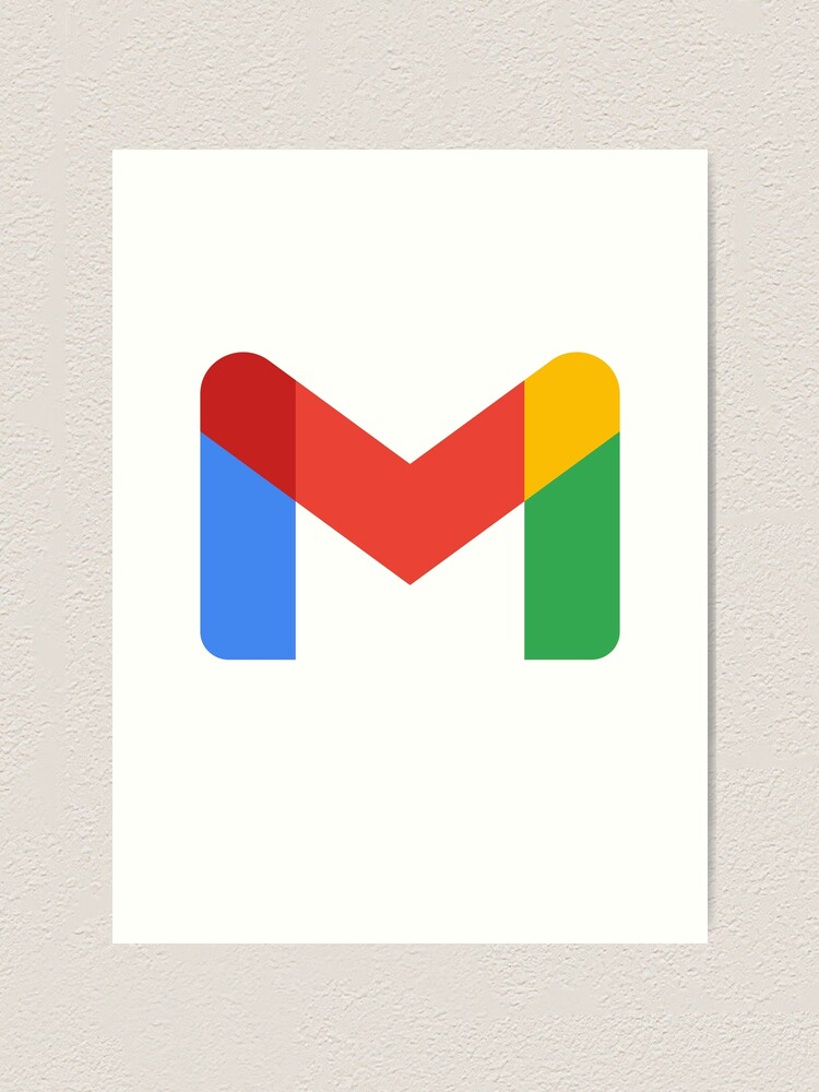 "Google Gmail Logo Icon Gift for Google Gmail fan" Art Print by ...