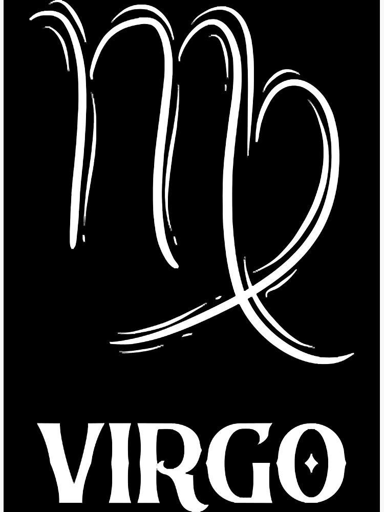 "Virgo One Line Horoscope Outline Zodiac Sign Gift " Poster for Sale by ...