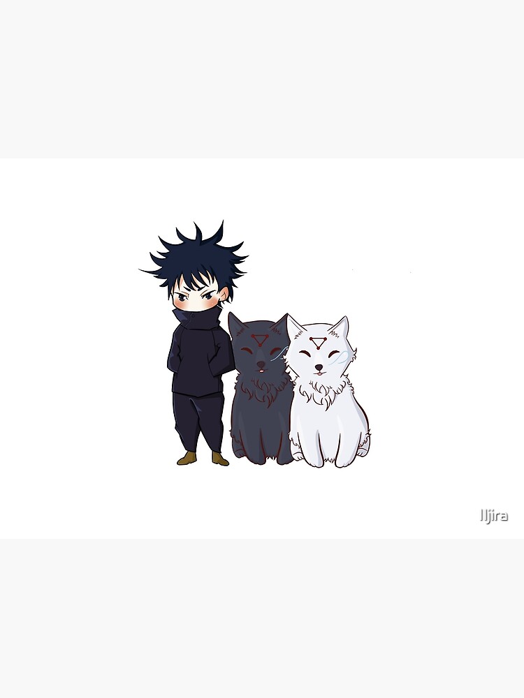 "Jujutsu Kaisen - Chibi Megumi Fushiguro With Divine Dogs" Photographic ...