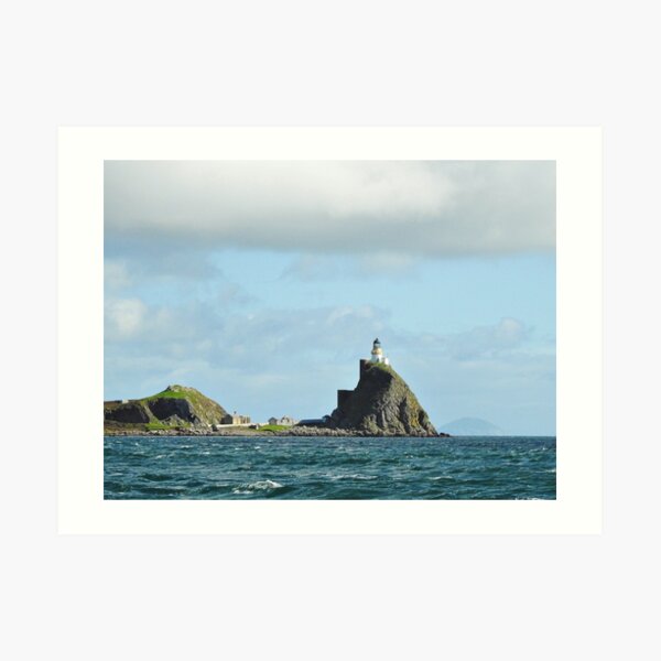 "Sanda Isle Lighthouse & Ailsa Craig Scotland " Art Print by ...