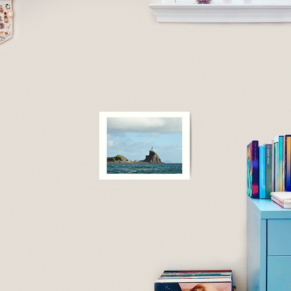 "Sanda Isle Lighthouse & Ailsa Craig Scotland " Art Print by ...