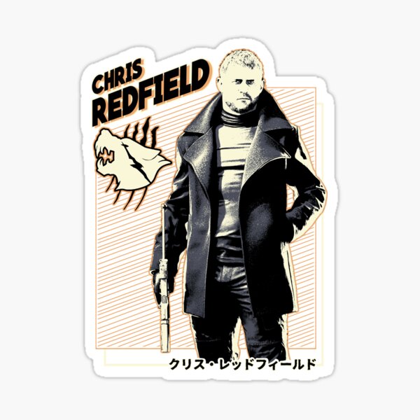 "Chris Redfield Hound Wolf Squad" Sticker for Sale by KakafutyCorp ...