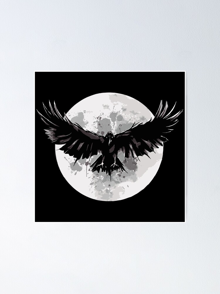 "Raven moon" Poster for Sale by iBruster | Redbubble