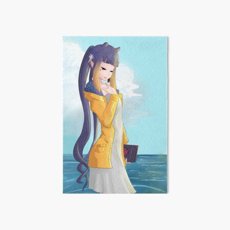 "Ina Vtuber" Art Board Print for Sale by WatashiWaBri | Redbubble