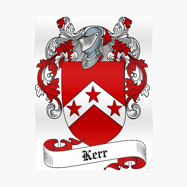 "Kerr" Poster for Sale by HaroldHeraldry | Redbubble