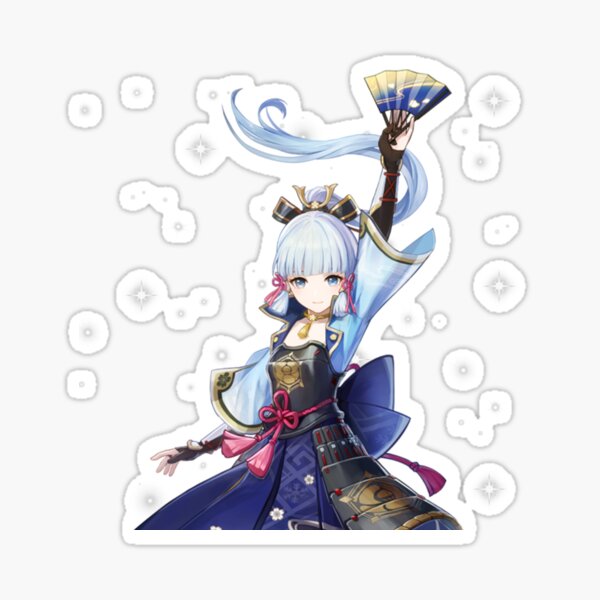 "Ayaka Genshin Impact" Sticker for Sale by milkuvvay | Redbubble