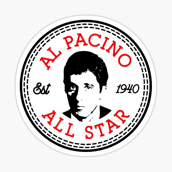 "Al Pacino 01" Sticker for Sale by schmittjoanie | Redbubble