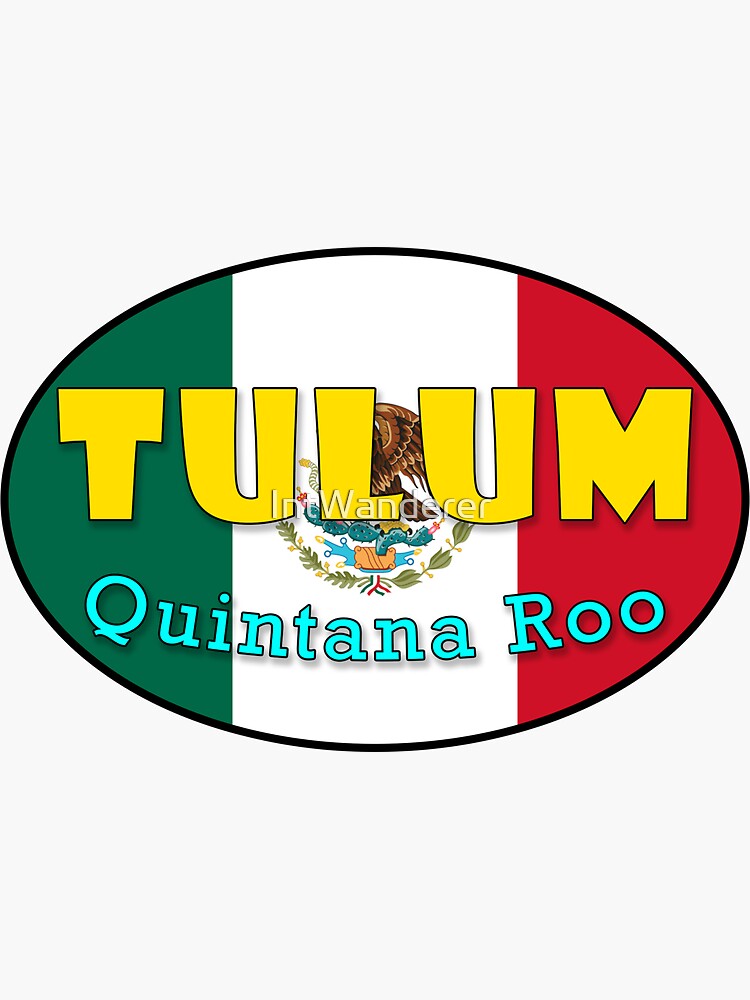 "Tulum Mexico - Caribbean Paradise" Sticker for Sale by NewNomads ...
