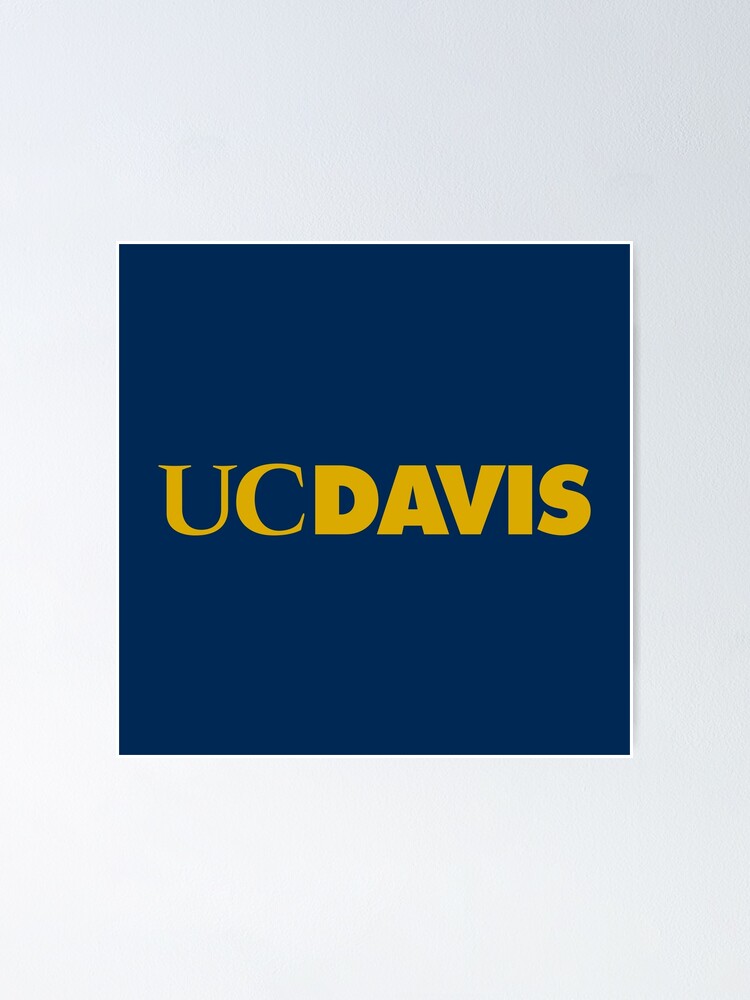 "University of California Davis Logo " Poster for Sale by arthurisaach ...