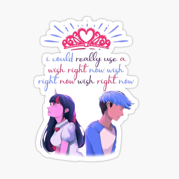 "Mordetwi / Can we pretend that airplanes in the night sky" Sticker for ...