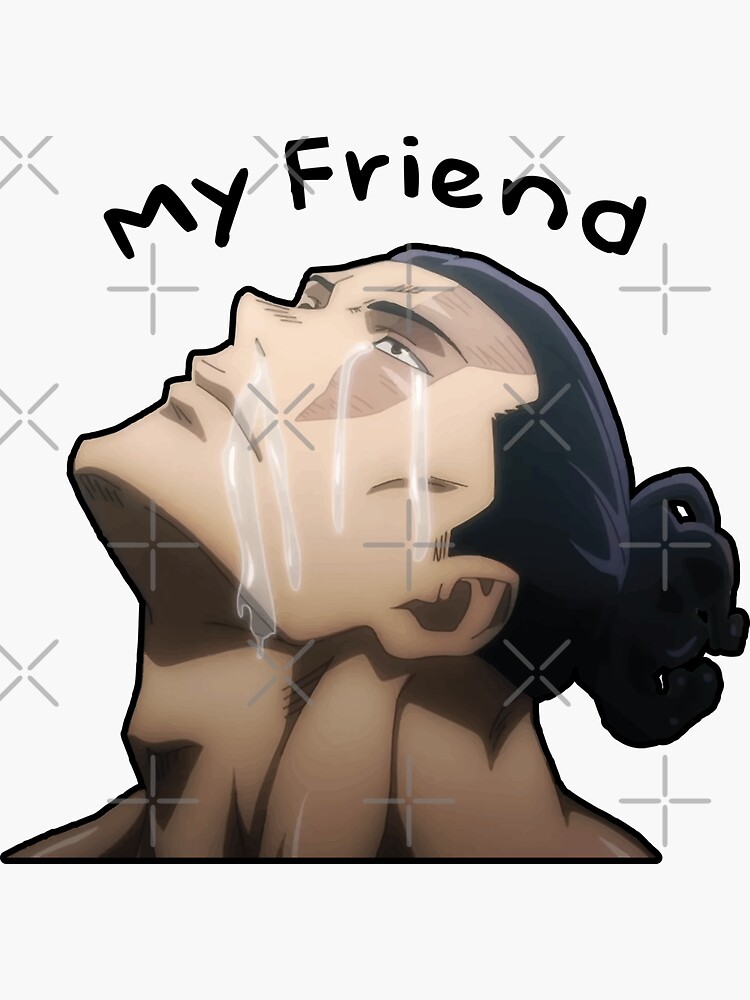 "Aoi Todo "My Friend"" Sticker for Sale by Alicia-Lee | Redbubble